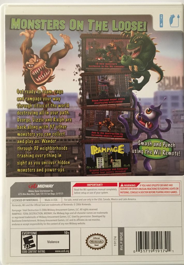 Rampage Total Destruction – Anthony's Place