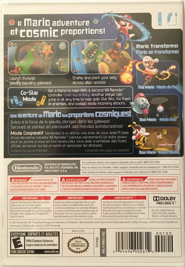 Super Mario Galaxy – Anthony's Place