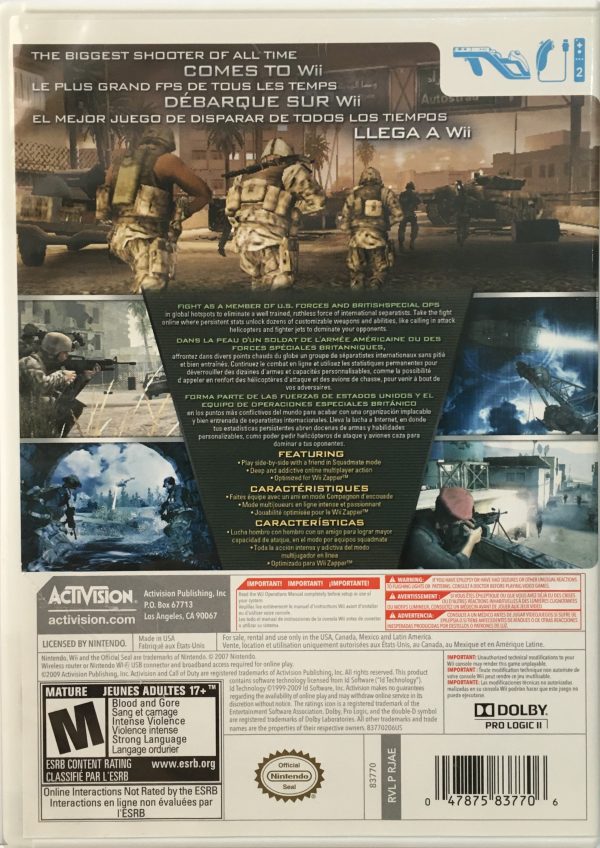 Call of Duty Modern Warfare Reflex Edition – Anthony's Place