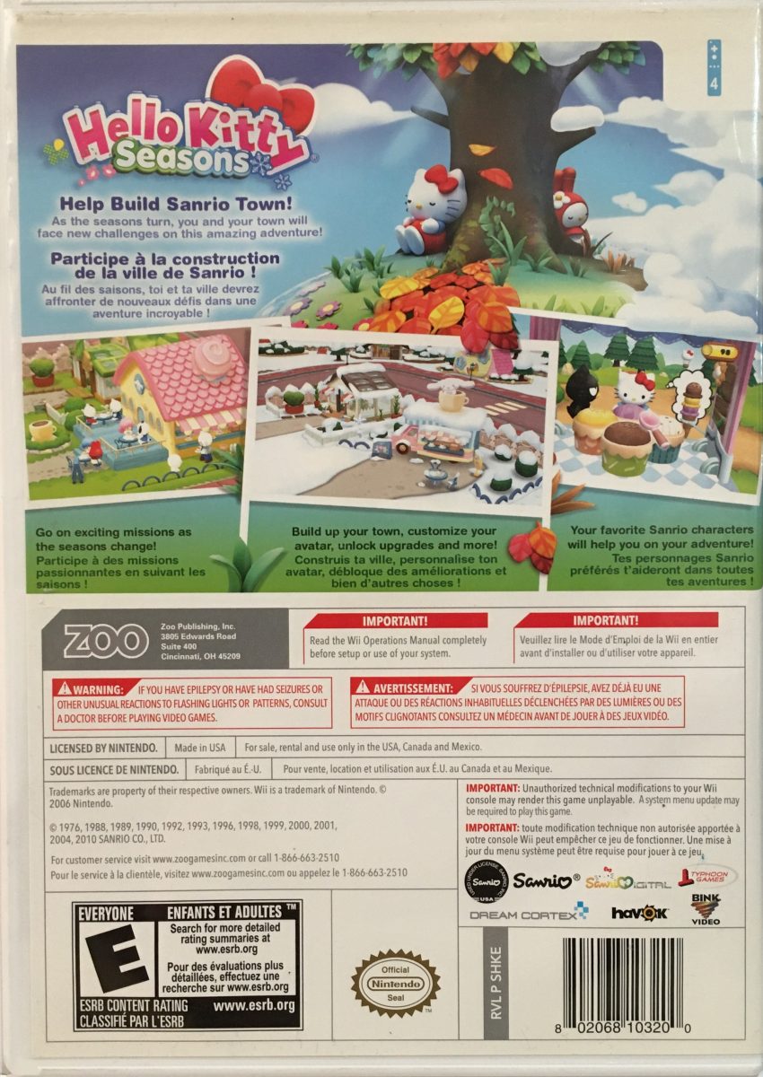 Hello Kitty Seasons – Anthony's Place