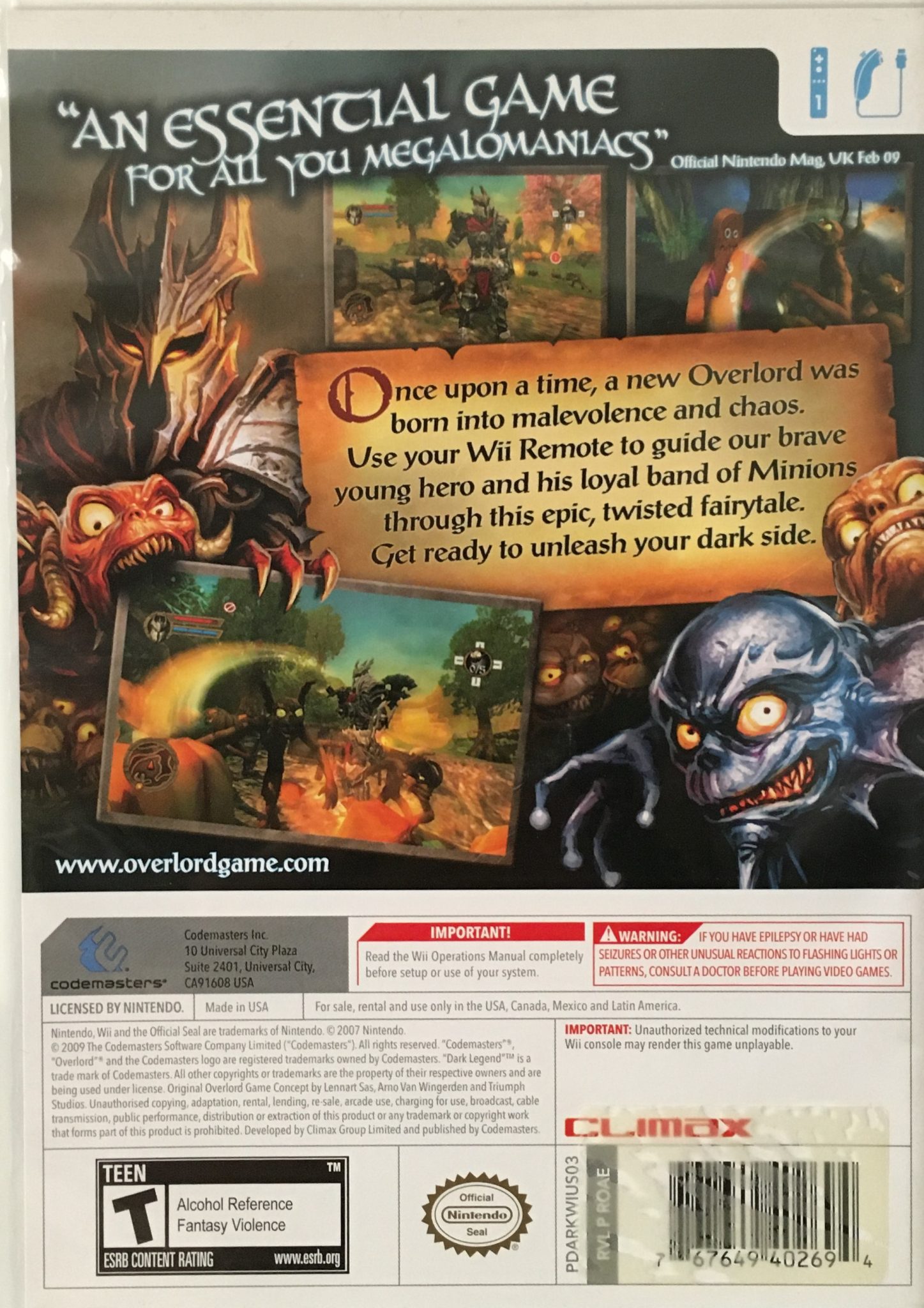 Overlord – Dark Legend – Anthony's Place