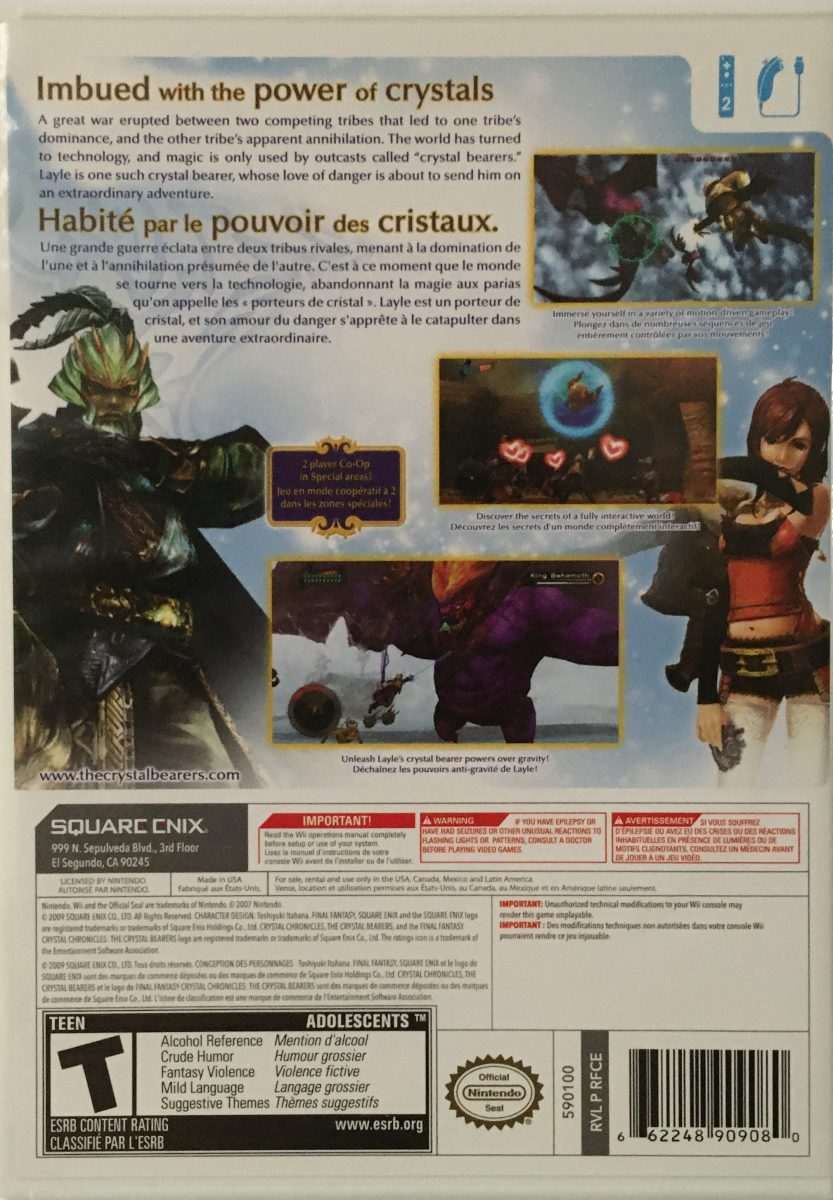 Final Fantasy Crystal Chronicles – The Crystal Bearers – Anthony's Place