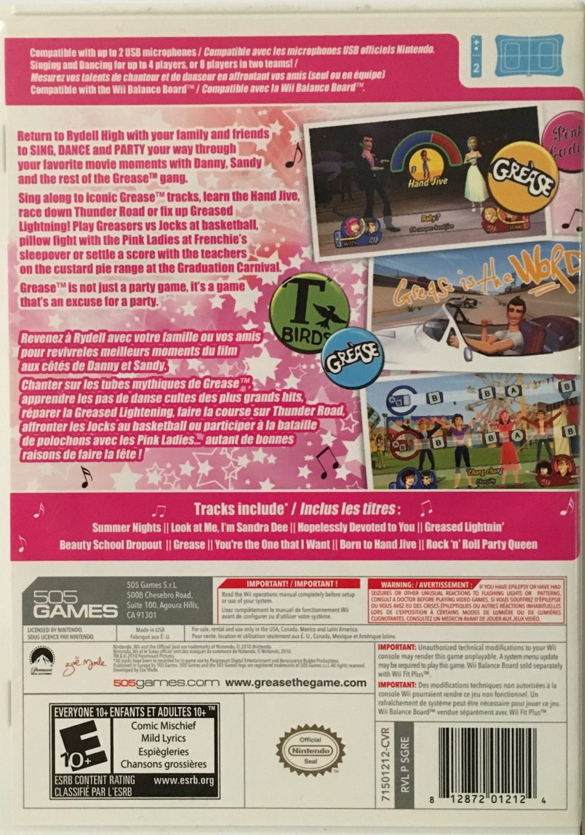 Grease – The Official Video Game – Anthony's Place