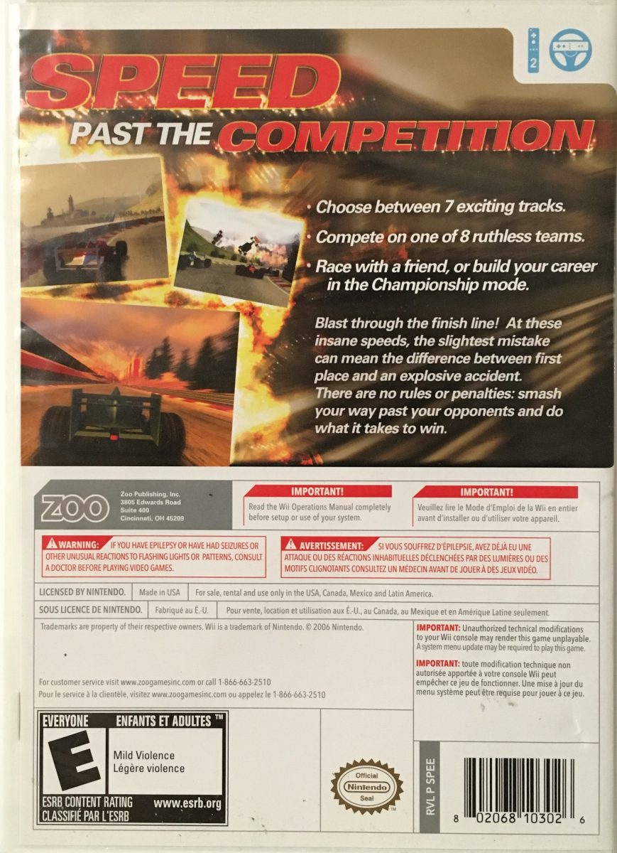 Speed – Anthony's Place