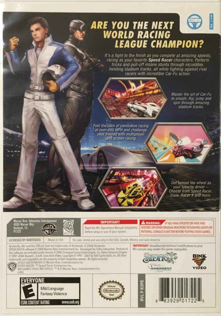 Speed Racer – The Videogame – Anthony's Place