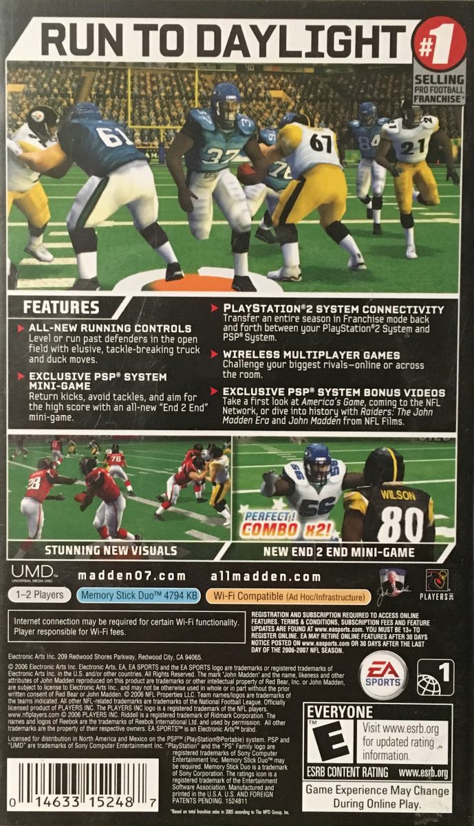Madden NFL 07 – Anthony's Place