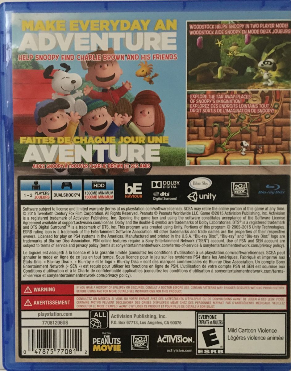 The Peanuts Movie – Snoopy’s Grand Adventure – Anthony's Place