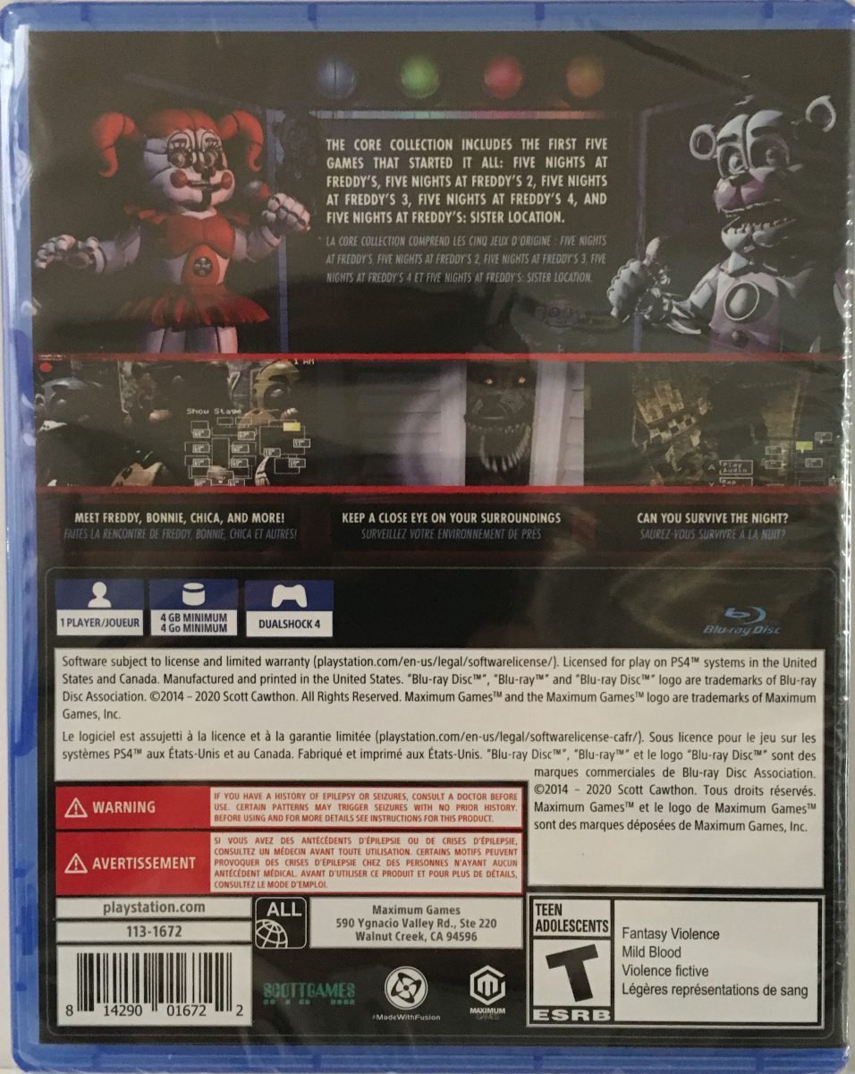 Five Nights at Freddy’s – Core Collection – Anthony's Place